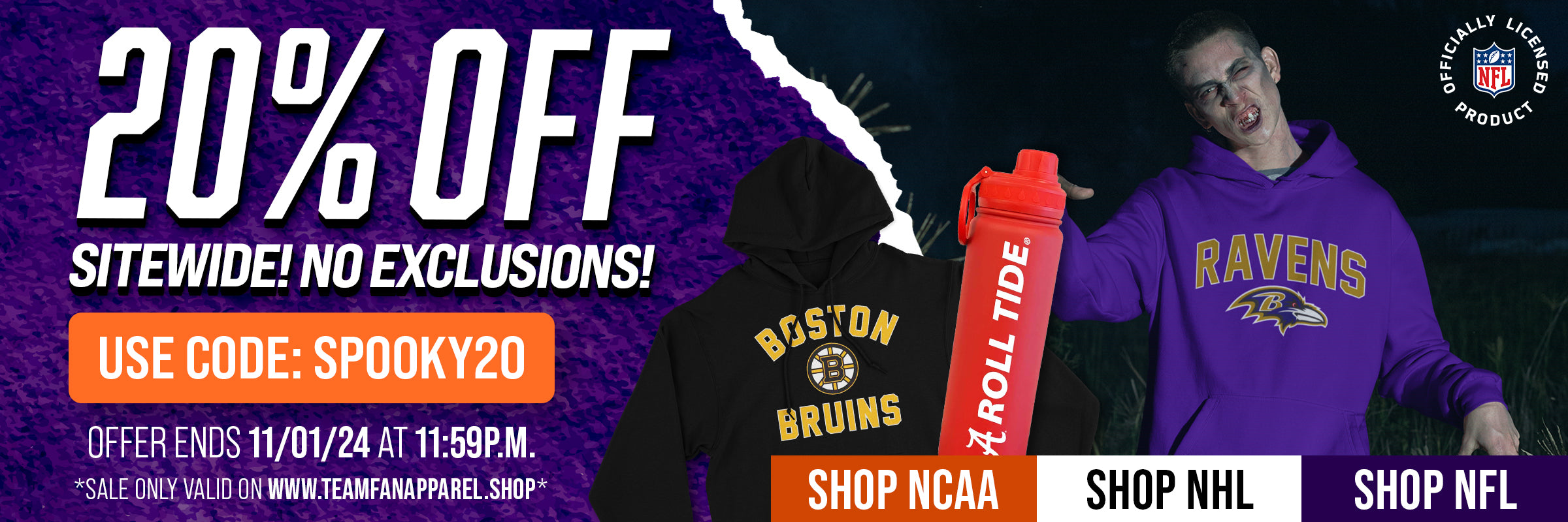 Officially Licensed Sports Apparel and Merchandise - Team Fan Apparel